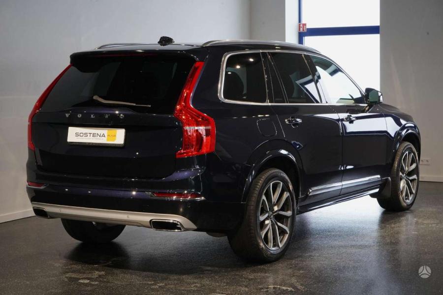 Blue Volvo XC90 2016 in Vilnius, with an engine capacity of 1.97 L and mileage of 174 thousand km for 26900 €, photo 3 on AUTOMOTO.COM.LV