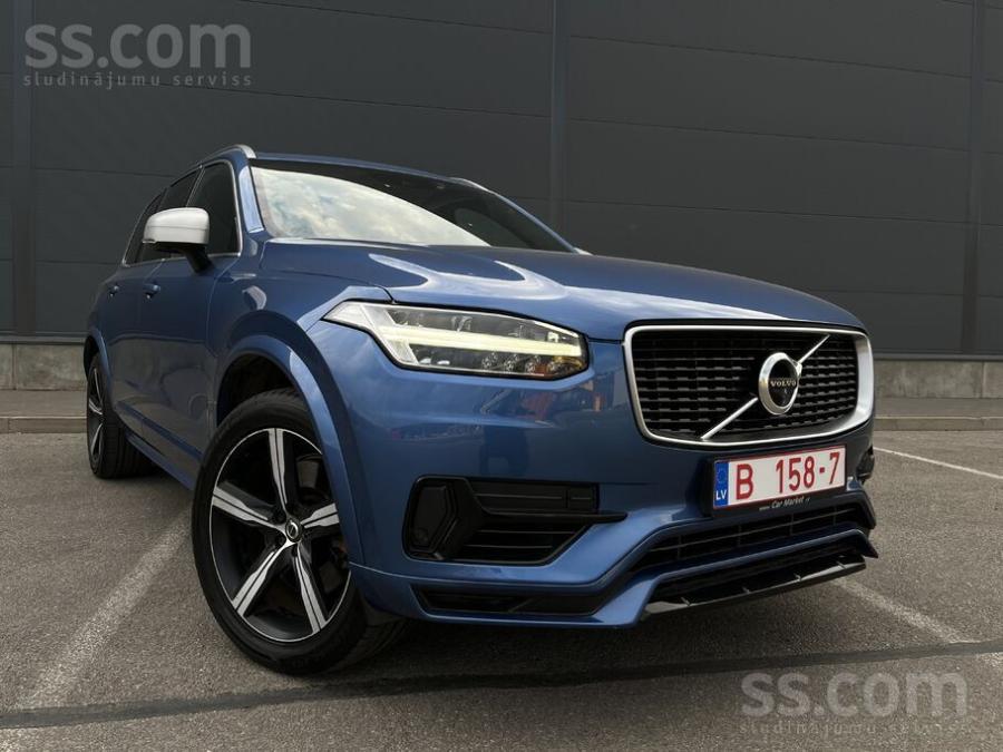 Blue Volvo XC90 2016 in Riga, with an engine capacity of 2.00 L and mileage of 258 thousand km for 23500 €, photo 3 on AUTOMOTO.COM.LV