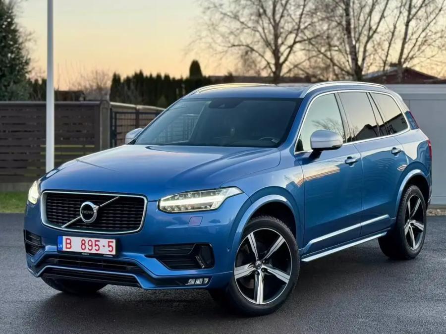 Blue Volvo XC90 2016 in Jelgava, with an engine capacity of 2.00 L and mileage of 284 thousand km for 20800 €, photo 1 on AUTOMOTO.COM.LV