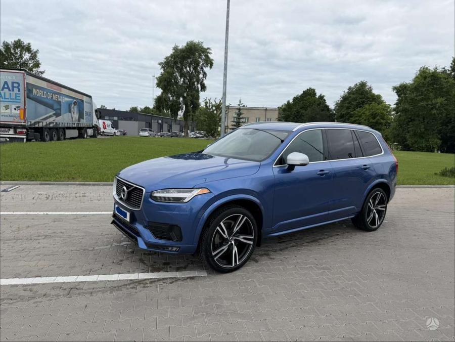 Zils Volvo XC90 2016 Šauļi, ar dzinēja tilpumu 1.97 L un nobraukumu 182 tūkst. km par 17500 €, foto 1 vietnē AUTOMOTO.COM.LV