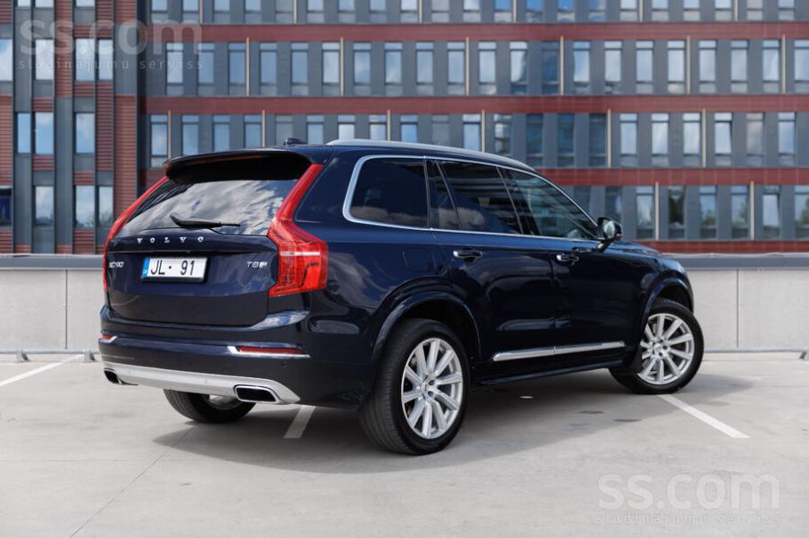 Blue Volvo XC90 2016 in Riga, with an engine capacity of 2.00 L and mileage of 0 thousand km for 19990 €, photo 5 on AUTOMOTO.COM.LV