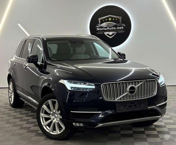 Blue Volvo XC90 2016 in Marijampole, with an engine capacity of 1.97 L and mileage of 258 thousand km for 20999 €, photo 1 on AUTOMOTO.COM.LV