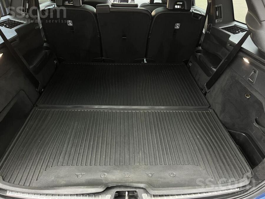 Blue Volvo XC90 2016 in Riga, with an engine capacity of 2.00 L and mileage of 258 thousand km for 23500 €, photo 23 on AUTOMOTO.COM.LV