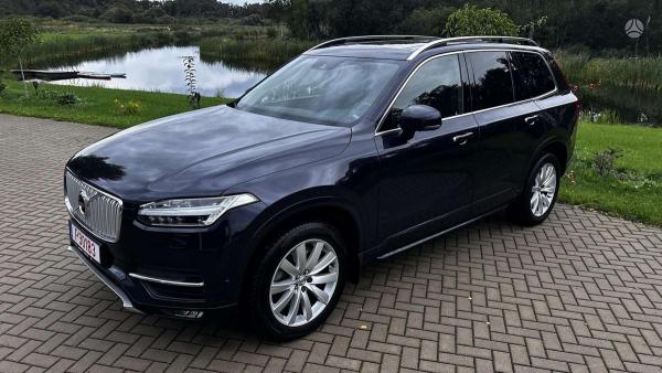 Blue Volvo XC90 2016 in Utena, with an engine capacity of 1.97 L and mileage of 277 thousand km for 16750 €, photo 10 on AUTOMOTO.COM.LV