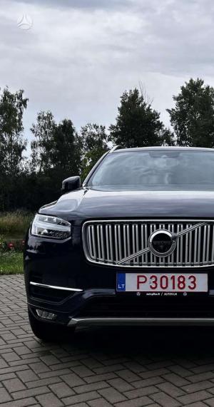 Blue Volvo XC90 2016 in Utena, with an engine capacity of 1.97 L and mileage of 277 thousand km for 16750 €, photo 12 on AUTOMOTO.COM.LV