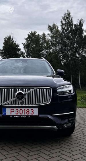 Blue Volvo XC90 2016 in Utena, with an engine capacity of 1.97 L and mileage of 277 thousand km for 16750 €, photo 13 on AUTOMOTO.COM.LV