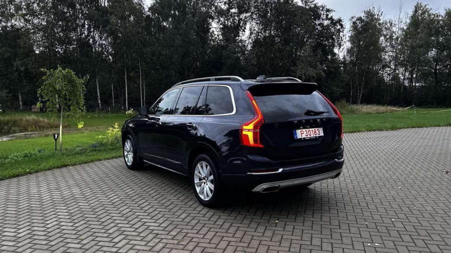 Blue Volvo XC90 2016 in Utena, with an engine capacity of 1.97 L and mileage of 277 thousand km for 16750 €, photo 18 on AUTOMOTO.COM.LV