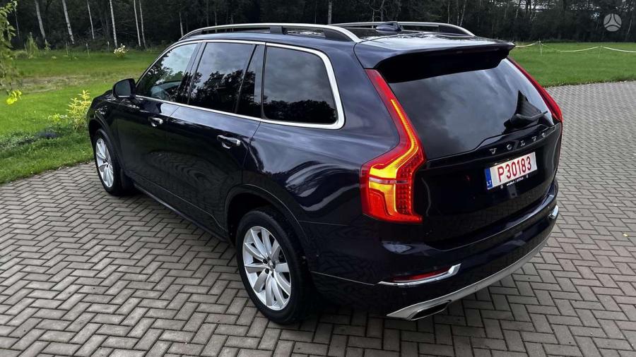 Blue Volvo XC90 2016 in Utena, with an engine capacity of 1.97 L and mileage of 277 thousand km for 16750 €, photo 21 on AUTOMOTO.COM.LV