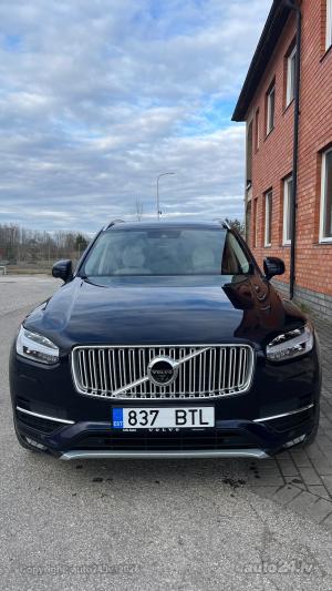 Blue Volvo XC90 2017 in Tartu, with an engine capacity of 2.00 L and mileage of 224 thousand km for 29000 €, photo 6 on AUTOMOTO.COM.LV