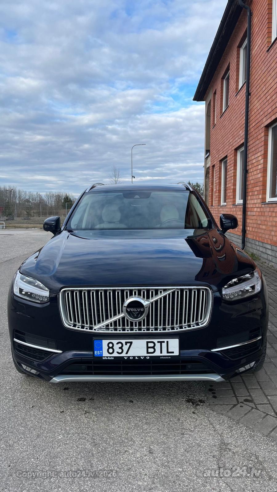 Blue Volvo XC90 2017 in Tartu, with an engine capacity of 2.00 L and mileage of 224 thousand km for 29000 €, photo 6 on AUTOMOTO.COM.LV