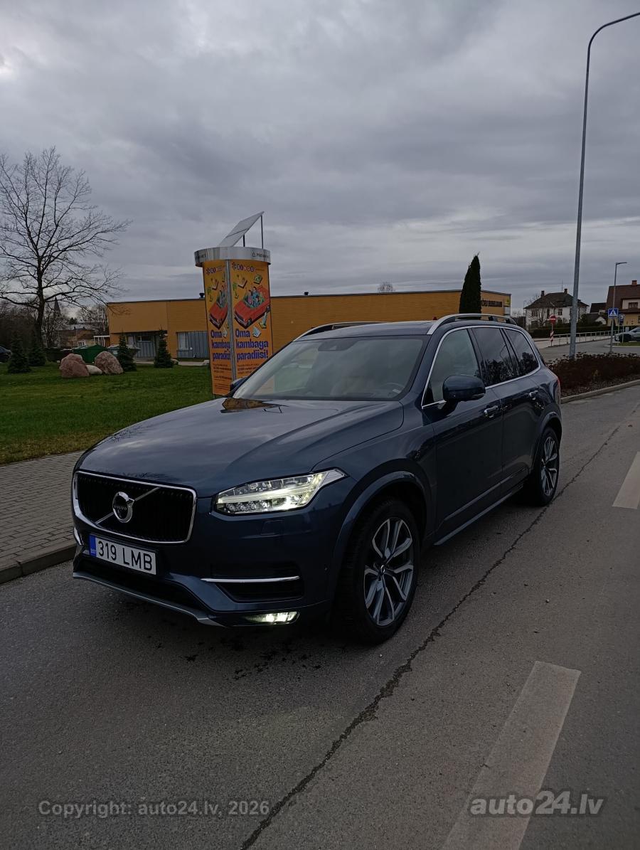 Blue Volvo XC90 2017 in Tallinn, with an engine capacity of 2.00 L and mileage of 191 thousand km for 31200 €, photo 1 on AUTOMOTO.COM.LV