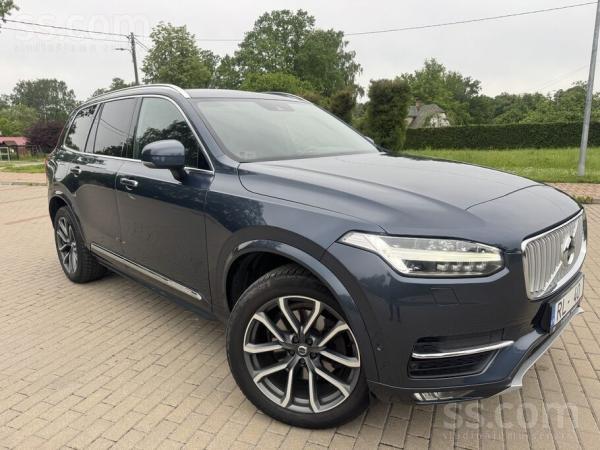 Blue Volvo XC90 2017 in Ogre, with an engine capacity of 2.00 L and mileage of 225 thousand km for 19880 €, photo 2 on AUTOMOTO.COM.LV