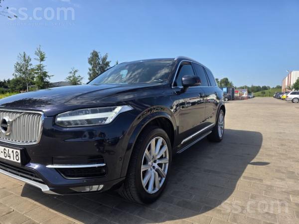 Blue Volvo XC90 2017 in Riga, with an engine capacity of 2.00 L and mileage of 357 thousand km for 19850 €, photo 2 on AUTOMOTO.COM.LV