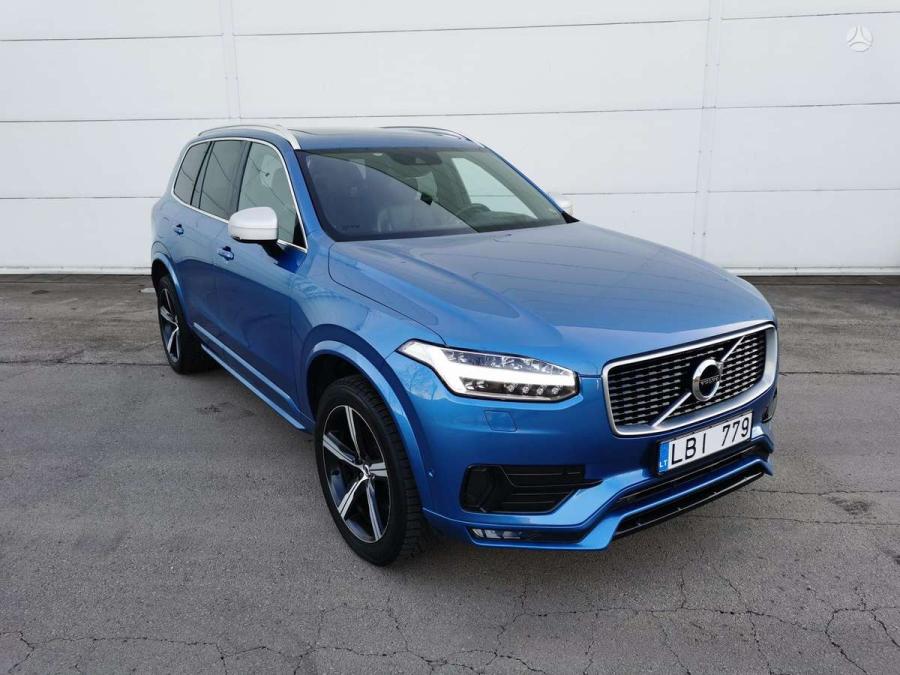Zils Volvo XC90 2017 Klaipėda, ar dzinēja tilpumu 1.97 L un nobraukumu 190 tūkst. km par 24500 €, foto 3 vietnē AUTOMOTO.COM.LV
