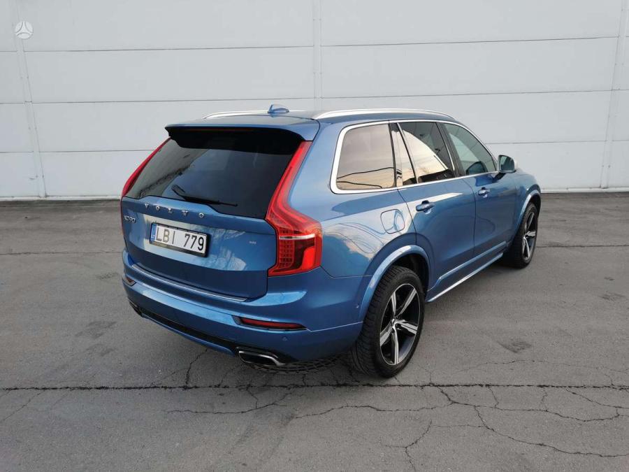 Zils Volvo XC90 2017 Klaipėda, ar dzinēja tilpumu 1.97 L un nobraukumu 190 tūkst. km par 24500 €, foto 5 vietnē AUTOMOTO.COM.LV