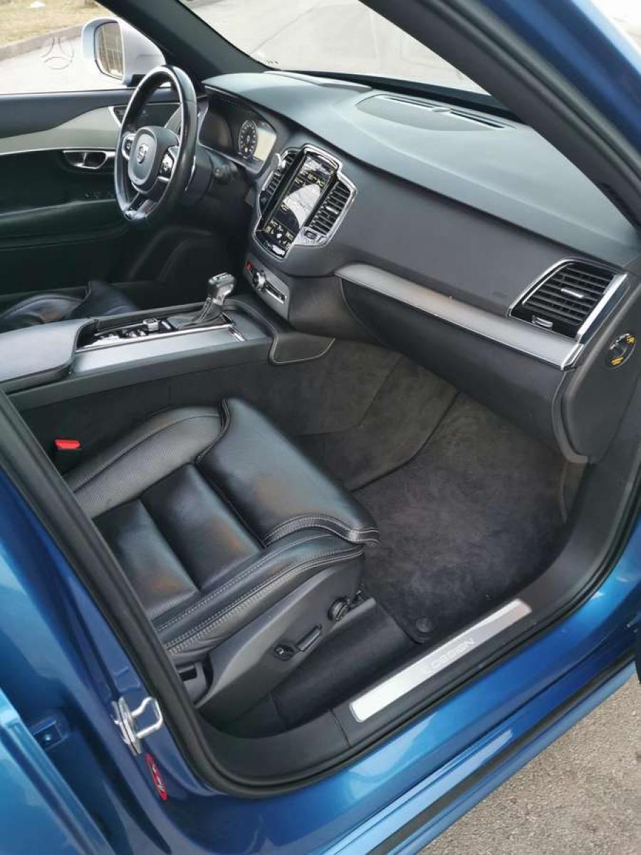 Zils Volvo XC90 2017 Klaipėda, ar dzinēja tilpumu 1.97 L un nobraukumu 190 tūkst. km par 24500 €, foto 7 vietnē AUTOMOTO.COM.LV