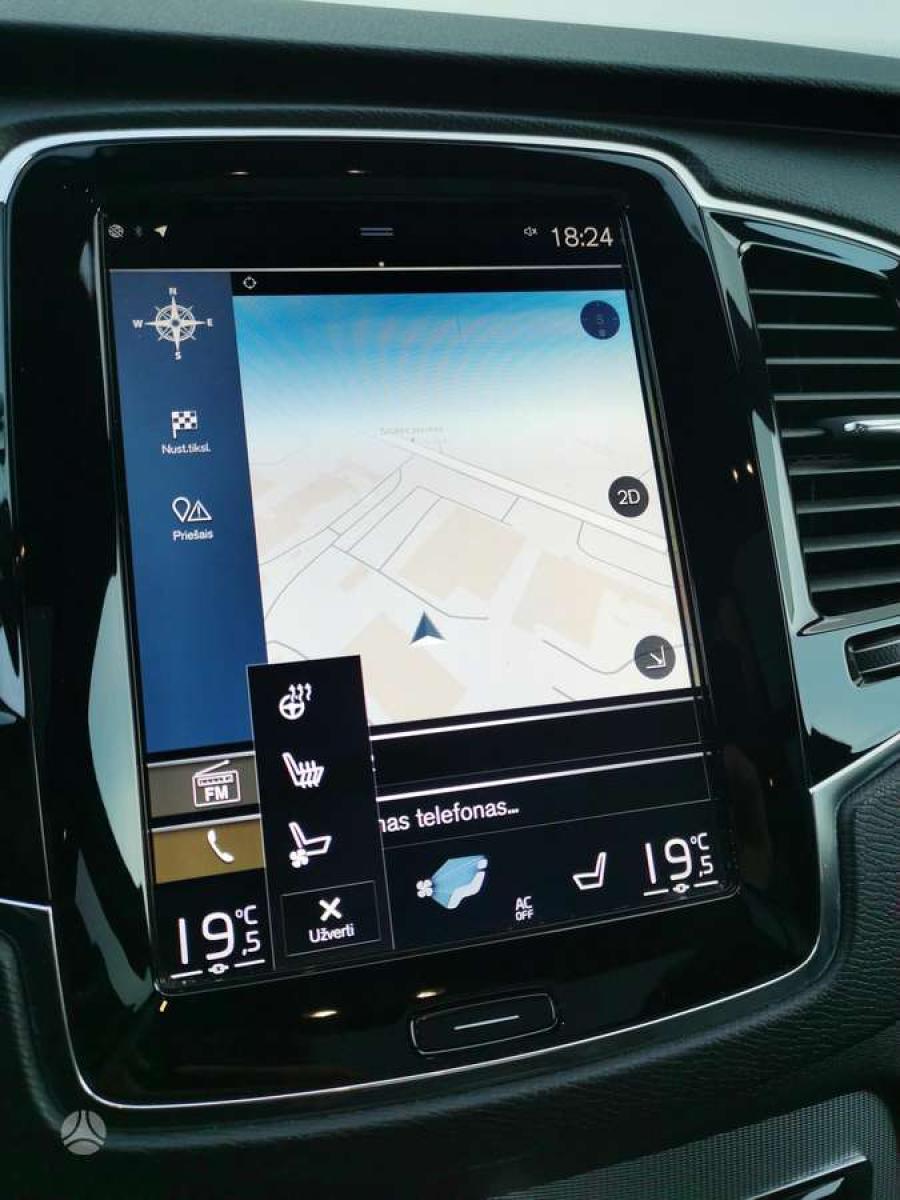 Zils Volvo XC90 2017 Klaipėda, ar dzinēja tilpumu 1.97 L un nobraukumu 190 tūkst. km par 24500 €, foto 11 vietnē AUTOMOTO.COM.LV