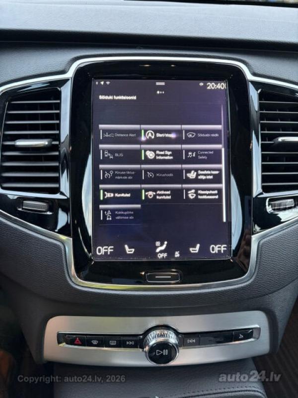 Zils Volvo XC90 2017 Tallina, ar dzinēja tilpumu 2.00 L un nobraukumu 255 tūkst. km par 24300 €, foto 8 vietnē AUTOMOTO.COM.LV