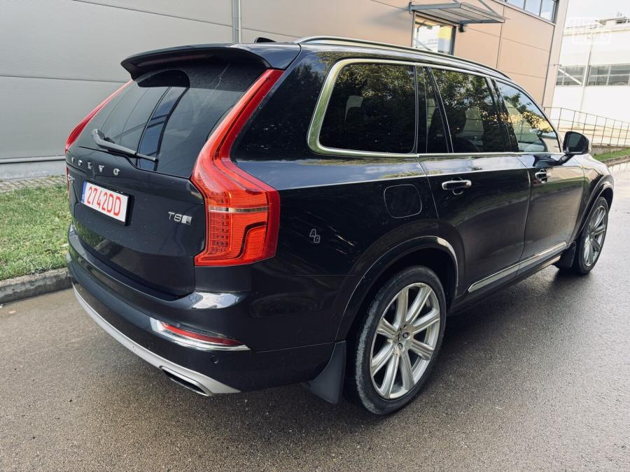 Blue Volvo XC90 2017 in Kaunas, with an engine capacity of 2.00 L and mileage of 213 thousand km for 22300 €, photo 7 on AUTOMOTO.COM.LV