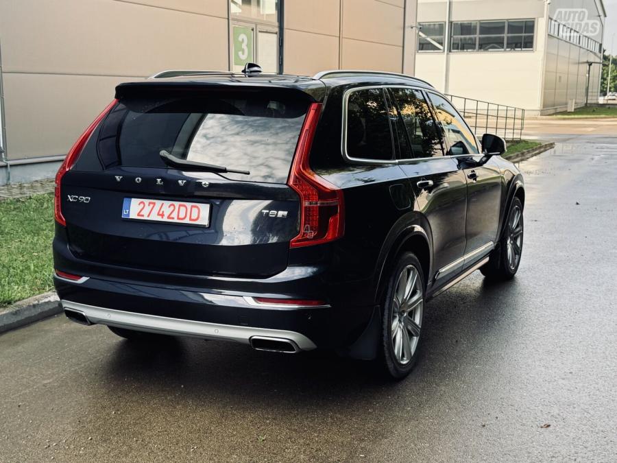Blue Volvo XC90 2017 in Kaunas, with an engine capacity of 2.00 L and mileage of 213 thousand km for 22300 €, photo 10 on AUTOMOTO.COM.LV