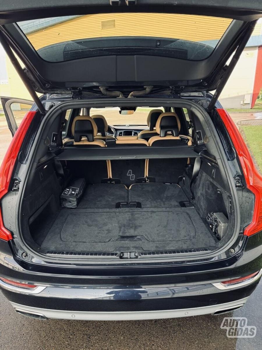 Blue Volvo XC90 2017 in Kaunas, with an engine capacity of 2.00 L and mileage of 213 thousand km for 22300 €, photo 11 on AUTOMOTO.COM.LV