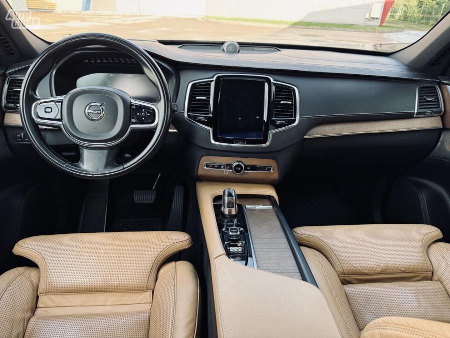 Blue Volvo XC90 2017 in Kaunas, with an engine capacity of 2.00 L and mileage of 213 thousand km for 22300 €, photo 12 on AUTOMOTO.COM.LV