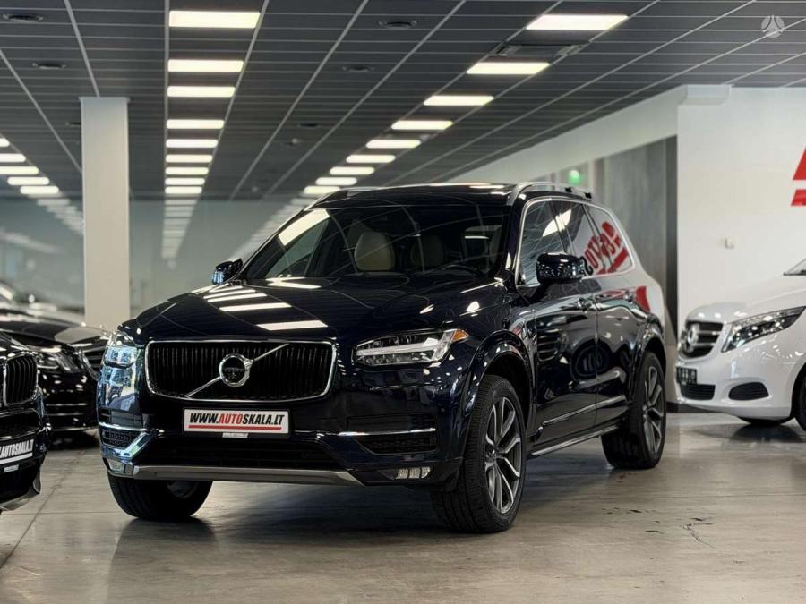 Blue Volvo XC90 2017 in Klaipeda, with an engine capacity of 1.97 L and mileage of 157 thousand km for 21900 €, photo 1 on AUTOMOTO.COM.LV