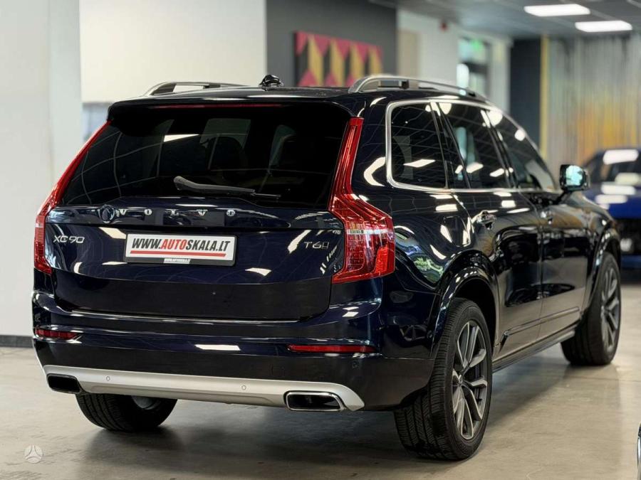 Blue Volvo XC90 2017 in Klaipeda, with an engine capacity of 1.97 L and mileage of 157 thousand km for 21900 €, photo 8 on AUTOMOTO.COM.LV