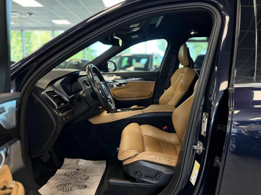 Blue Volvo XC90 2017 in Klaipeda, with an engine capacity of 1.97 L and mileage of 157 thousand km for 21900 €, photo 24 on AUTOMOTO.COM.LV