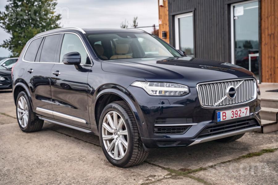 Blue Volvo XC90 2017 in Riga, with an engine capacity of 2.00 L and mileage of 249 thousand km for 21500 €, photo 1 on AUTOMOTO.COM.LV