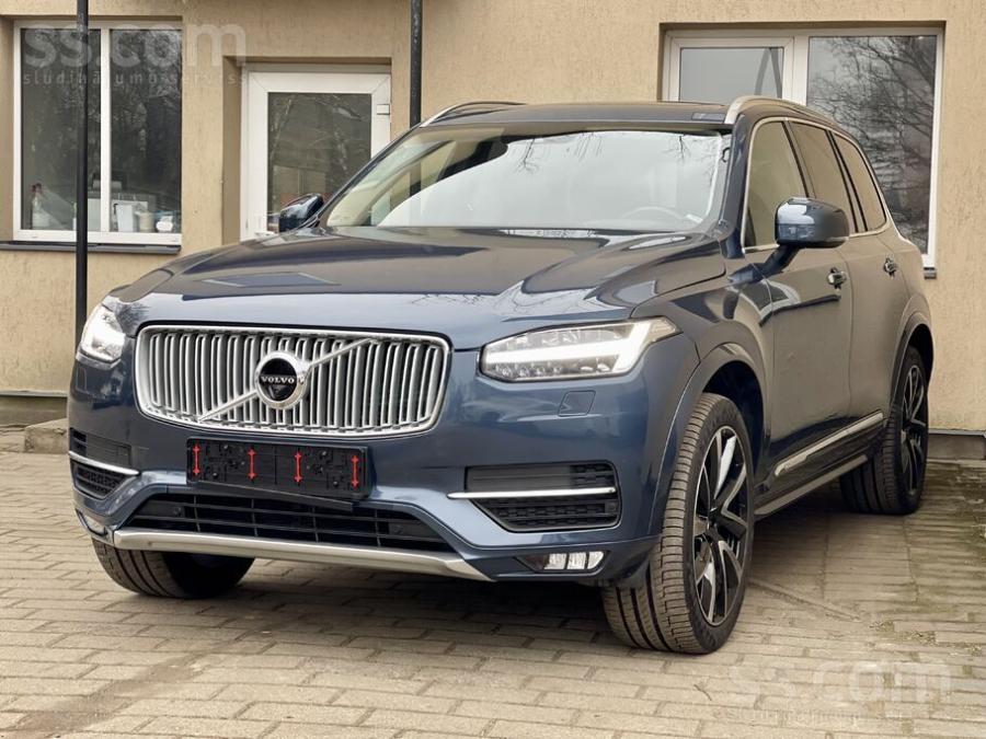 Blue Volvo XC90 2018 in Riga, with an engine capacity of 2.00 L and mileage of 0 thousand km for 33200 €, photo 2 on AUTOMOTO.COM.LV