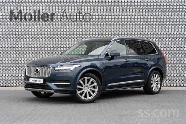 Blue Volvo XC90 2018 in Riga, with an engine capacity of 2.00 L and mileage of 183 thousand km for 26700 €, photo 1 on AUTOMOTO.COM.LV