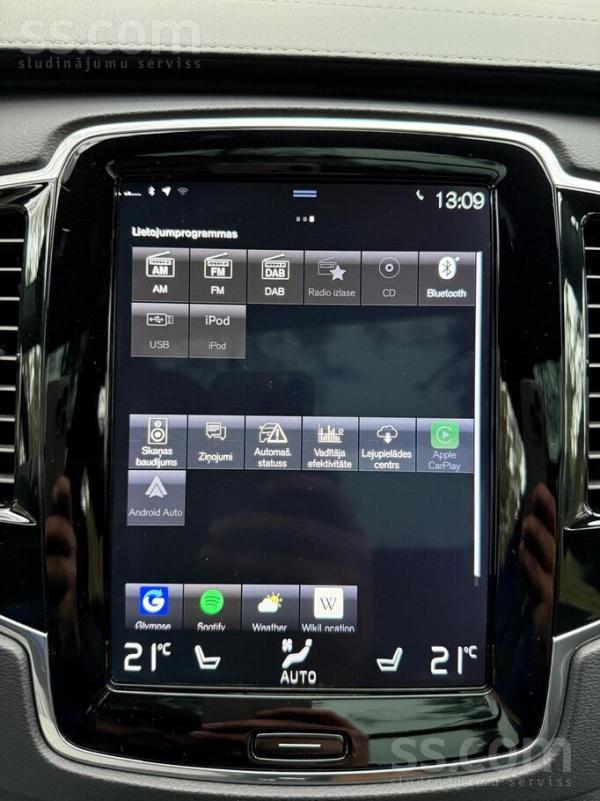Zils Volvo XC90 2018 Rīga, ar dzinēja tilpumu 2.00 L un nobraukumu 160 tūkst. km par 29995 €, foto 7 vietnē AUTOMOTO.COM.LV