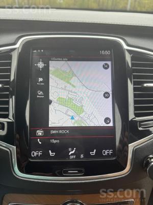 Blue Volvo XC90 2018 in Riga, with an engine capacity of 2.00 L and mileage of 160 thousand km for 28000 €, photo 11 on AUTOMOTO.COM.LV