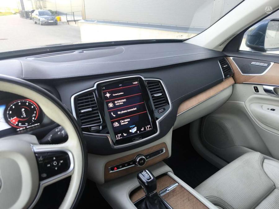 Zils Volvo XC90 2018 Šauļi, ar dzinēja tilpumu 1.97 L un nobraukumu 301 tūkst. km par 12500 €, foto 13 vietnē AUTOMOTO.COM.LV
