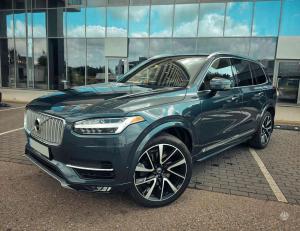 Blue Volvo XC90 2018 in Vilnius, with an engine capacity of 1.97 L and mileage of 88 thousand km for 26200 €, photo 3 on AUTOMOTO.COM.LV