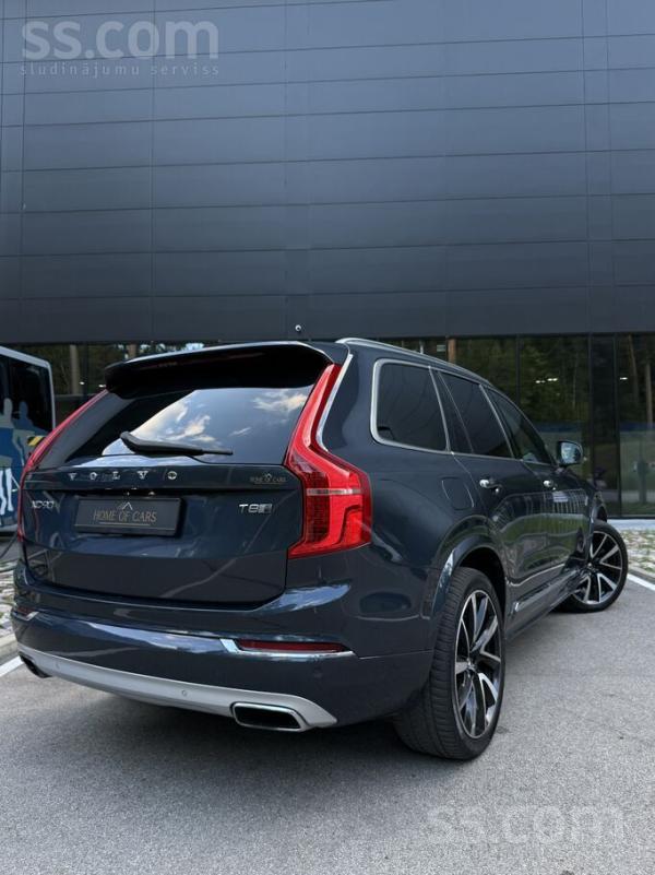 Blue Volvo XC90 2018 in Riga, with an engine capacity of 2.00 L and mileage of 157 thousand km for 32000 €, photo 3 on AUTOMOTO.COM.LV
