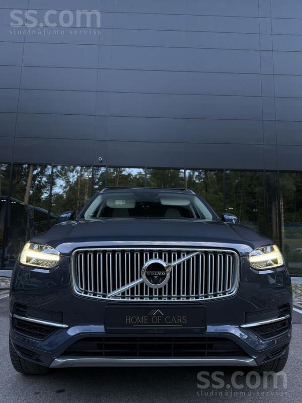 Blue Volvo XC90 2018 in Riga, with an engine capacity of 2.00 L and mileage of 157 thousand km for 32000 €, photo 9 on AUTOMOTO.COM.LV