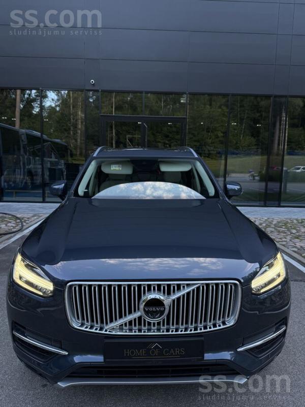 Blue Volvo XC90 2018 in Riga, with an engine capacity of 2.00 L and mileage of 157 thousand km for 32000 €, photo 10 on AUTOMOTO.COM.LV