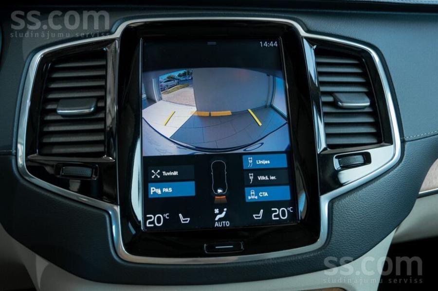 Zils Volvo XC90 2018 Rīga, ar dzinēja tilpumu 2.00 L un nobraukumu 183 tūkst. km par 26900 €, foto 19 vietnē AUTOMOTO.COM.LV