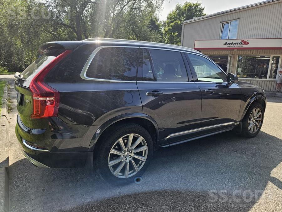 Blue Volvo XC90 2018 in Riga, with an engine capacity of 2.00 L and mileage of 230 thousand km for 21000 €, photo 7 on AUTOMOTO.COM.LV
