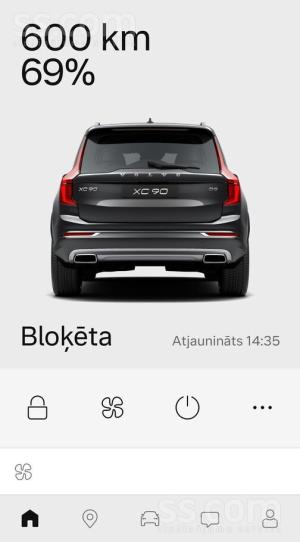 Blue Volvo XC90 2018 in Riga, with an engine capacity of 2.00 L and mileage of 230 thousand km for 21000 €, photo 12 on AUTOMOTO.COM.LV