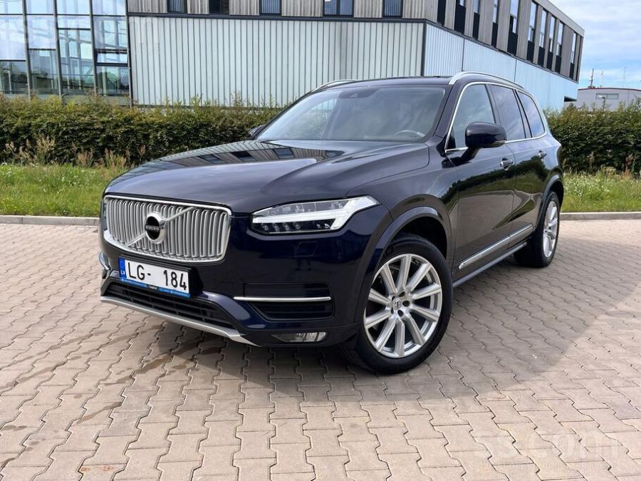 Zils Volvo XC90 2018 Rīga, ar dzinēja tilpumu 2.00 L un nobraukumu 183 tūkst. km par 23400 €, foto 1 vietnē AUTOMOTO.COM.LV