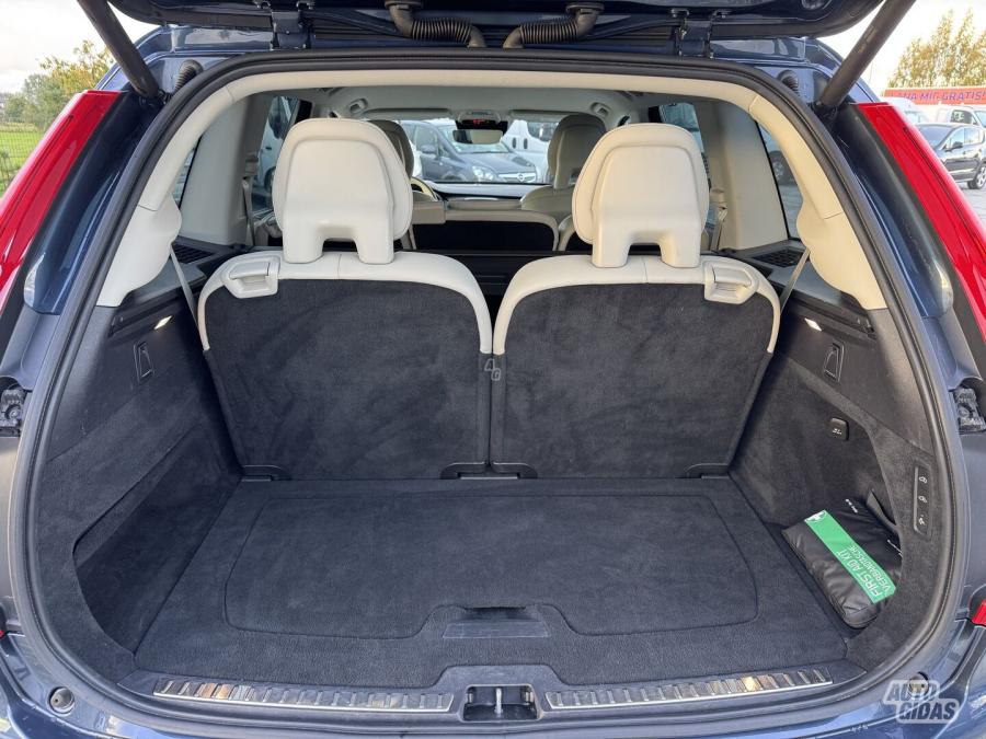 Zils Volvo XC90 2018 Tauragė, ar dzinēja tilpumu 2.00 L un nobraukumu 188 tūkst. km par 22700 €, foto 21 vietnē AUTOMOTO.COM.LV
