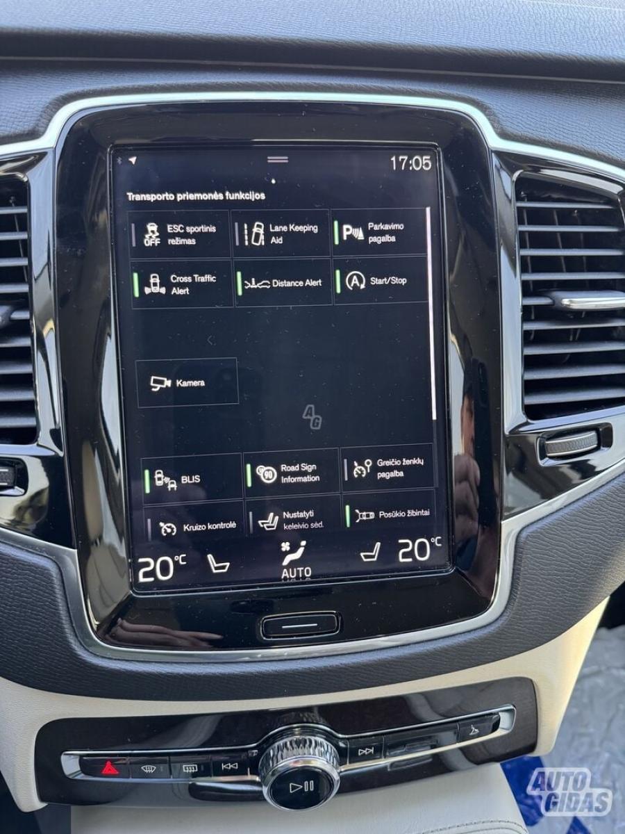 Zils Volvo XC90 2018 Tauragė, ar dzinēja tilpumu 2.00 L un nobraukumu 188 tūkst. km par 22700 €, foto 34 vietnē AUTOMOTO.COM.LV