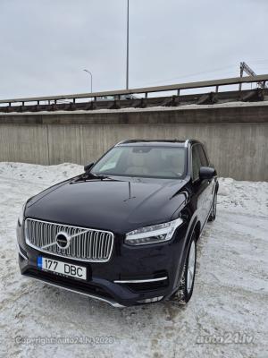 Zils Volvo XC90 2019 Tallina, ar dzinēja tilpumu 2.00 L un nobraukumu 120 tūkst. km par 42000 €, foto  vietnē AUTOMOTO.COM.LV