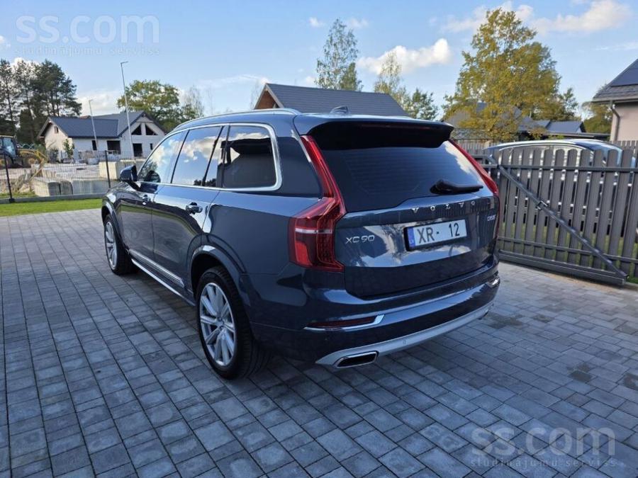 Zils Volvo XC90 2019 Jelgava, ar dzinēja tilpumu 2.00 L un nobraukumu 155 tūkst. km par 28900 €, foto 4 vietnē AUTOMOTO.COM.LV