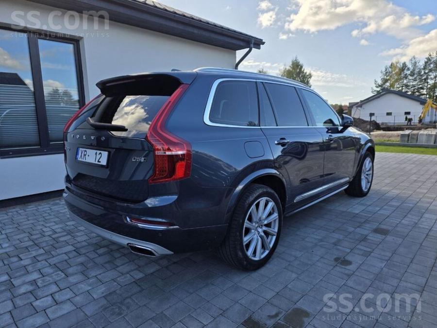 Zils Volvo XC90 2019 Jelgava, ar dzinēja tilpumu 2.00 L un nobraukumu 155 tūkst. km par 28900 €, foto 5 vietnē AUTOMOTO.COM.LV