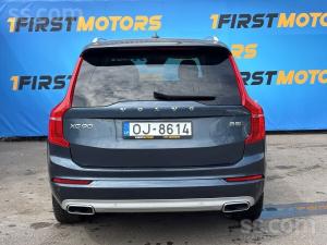 Blue Volvo XC90 2020 in Riga, with an engine capacity of 2.00 L and mileage of 174 thousand km for 27950 €, photo 7 on AUTOMOTO.COM.LV