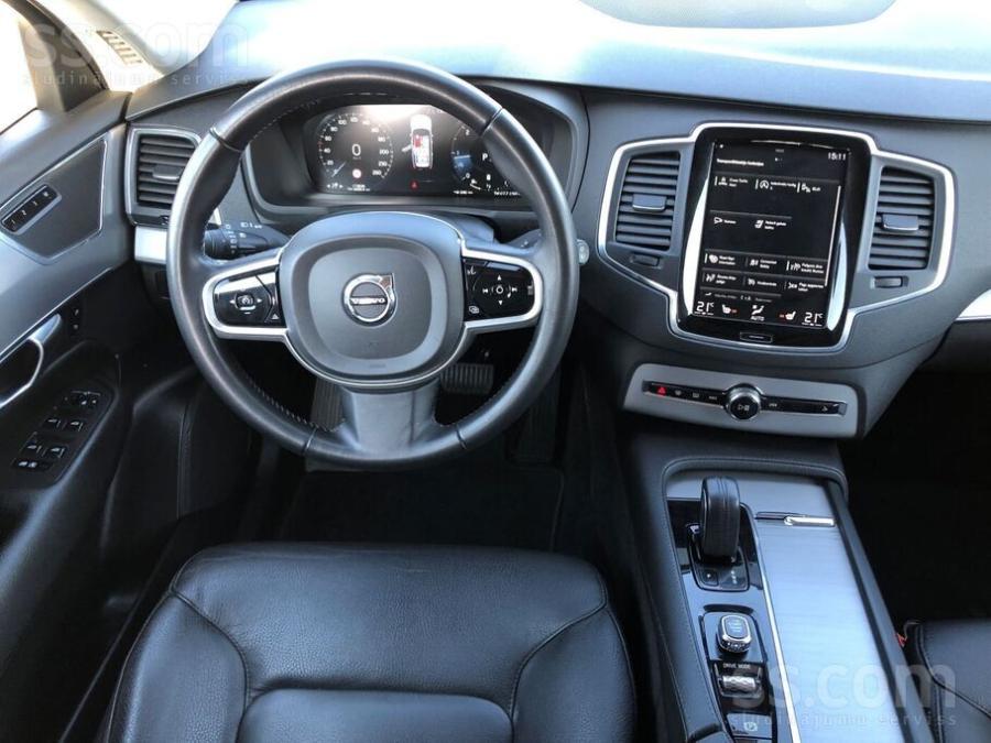 Blue Volvo XC90 2020 in Riga, with an engine capacity of 2.00 L and mileage of 174 thousand km for 27950 €, photo 8 on AUTOMOTO.COM.LV